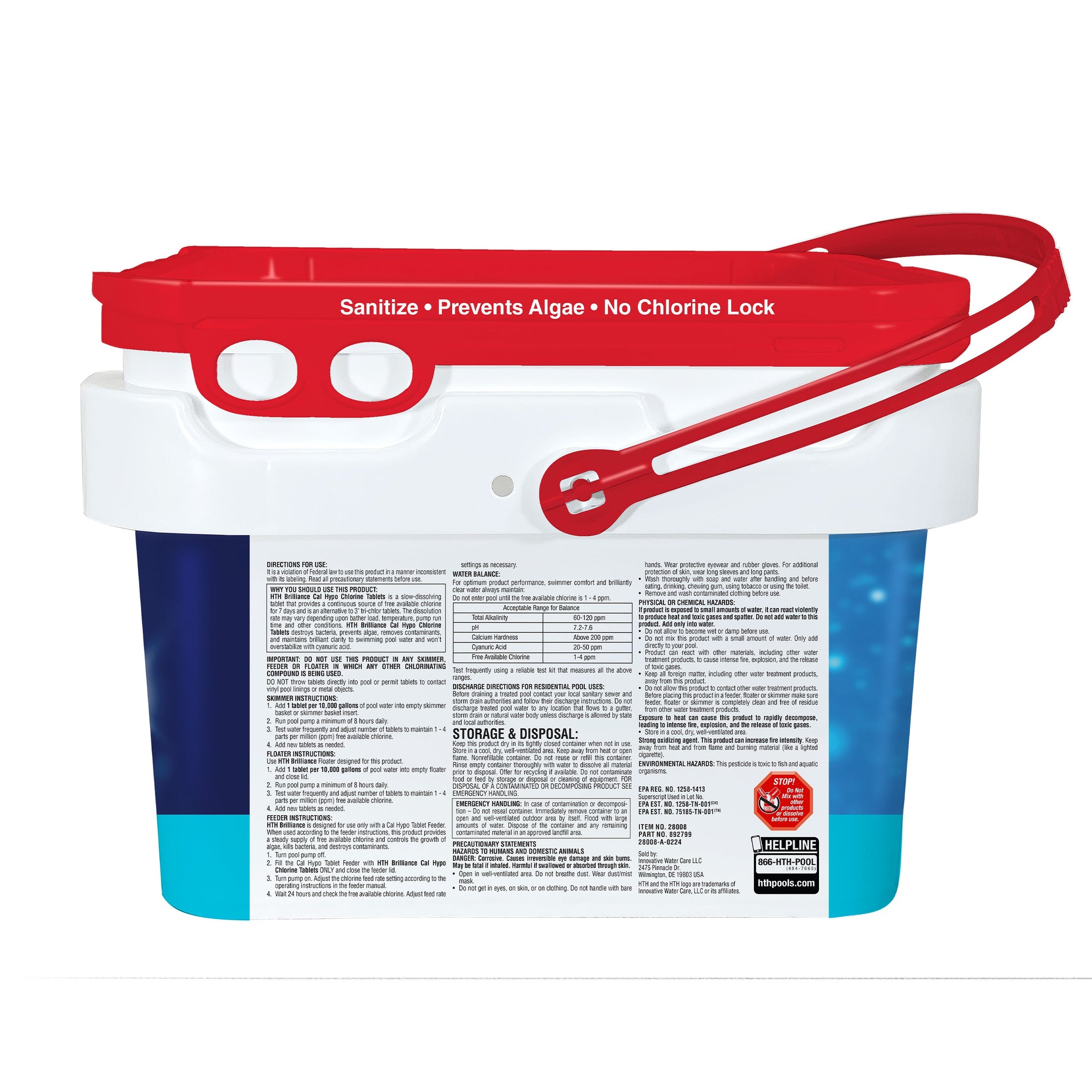 HTH™ Pool Care Brilliance Cal Hypo Chlorine Tablets – HTH Pools