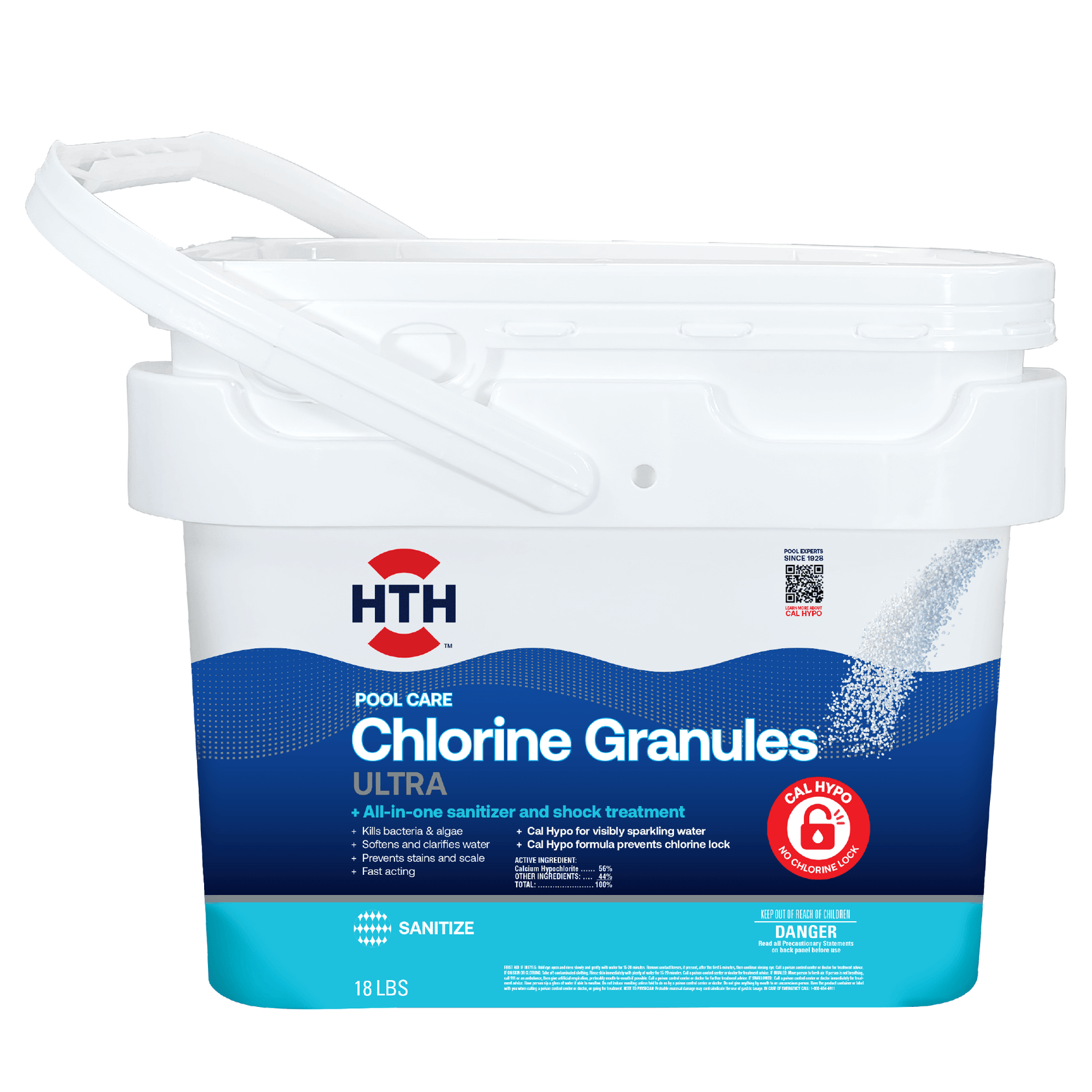 HTH™ Pool Care Chlorine Granules Ultra: Granular Chlorine | HTH Pools