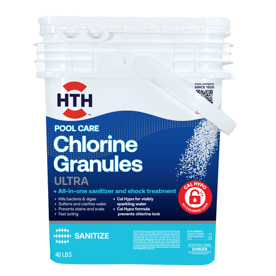 HTH™ Pool Care Chlorine Granules Ultra: Granular Chlorine | HTH Pools