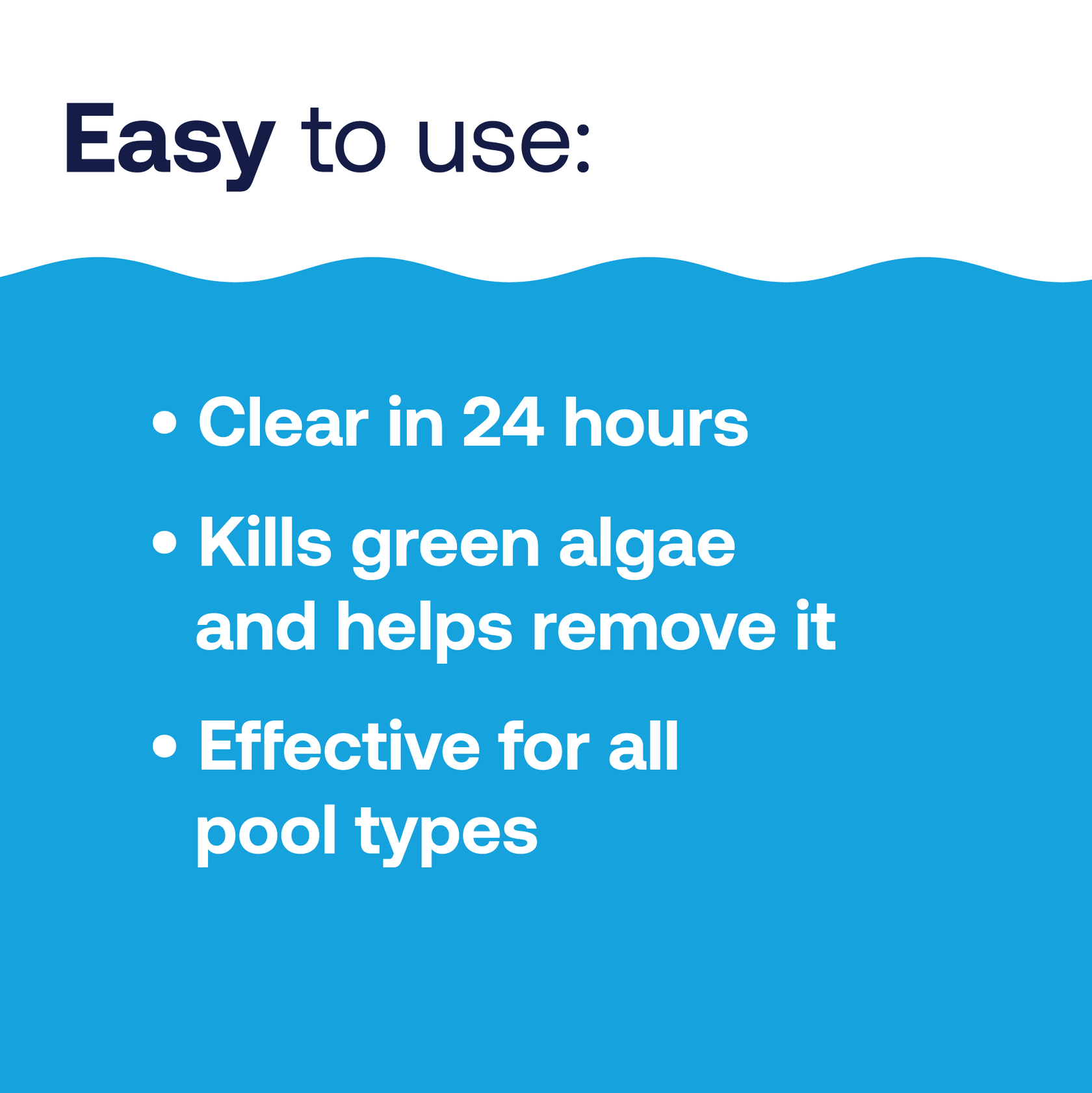 HTH™ Pool Care Green to Blue Advanced: Blue Pool Shock | HTH Pools