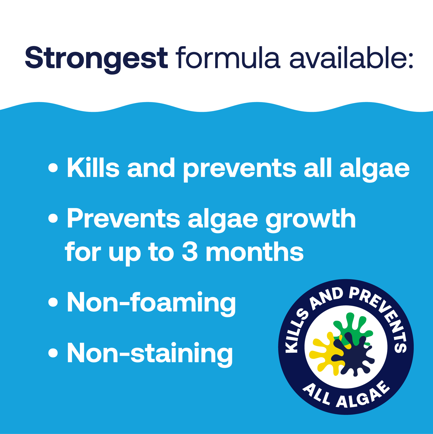 HTH™ Pool Care Algae Guard Ultra: Pool Algae Remover | HTH Pools