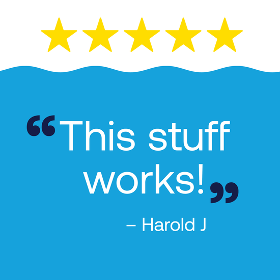 HTH™ Pool Care Green to Blue Advanced: Blue Pool Shock | HTH Pools