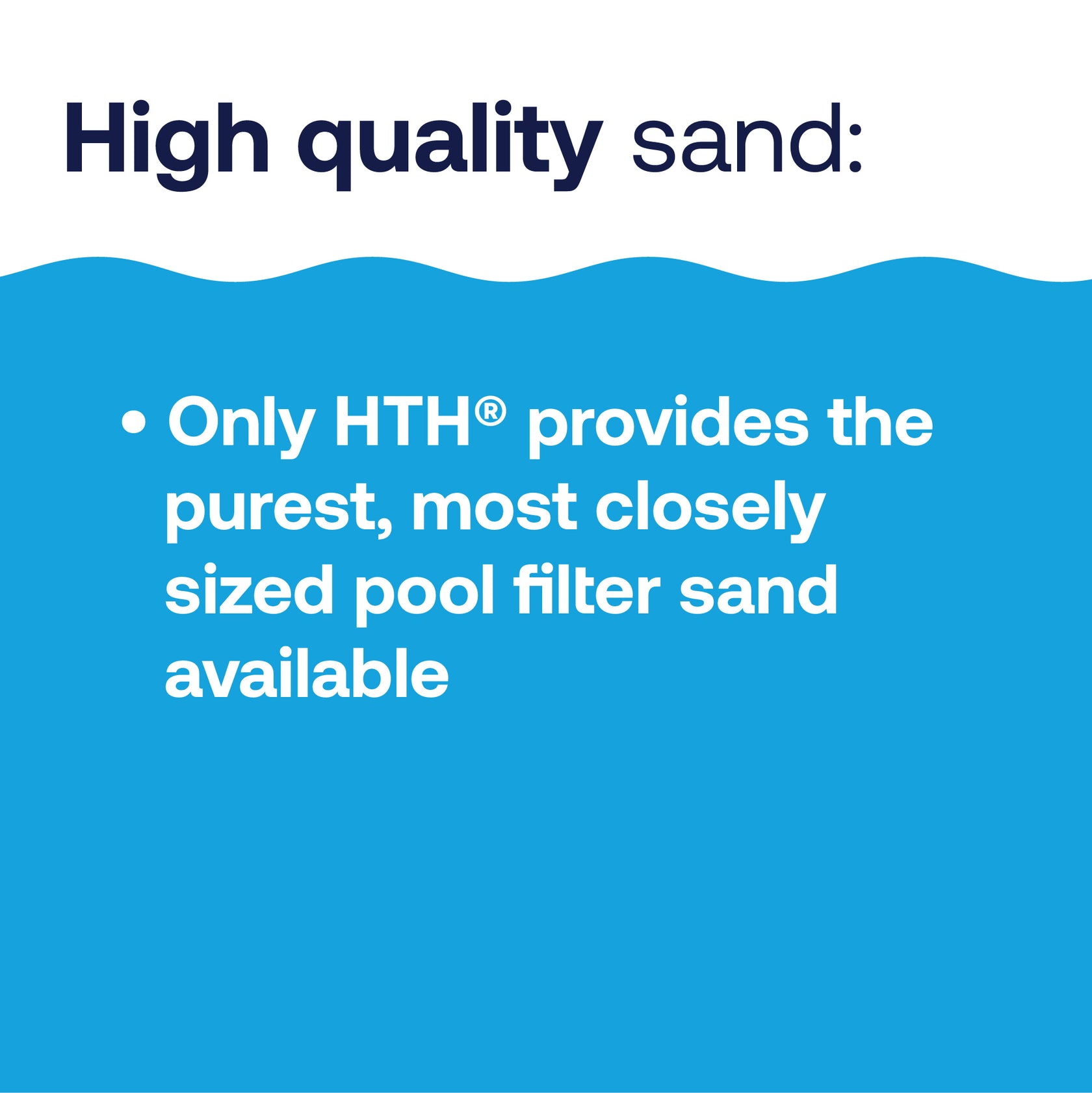HTH™ Pool Care Pool Filter Sand | HTH Pools