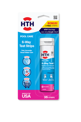 HTH™ Pool Care 6-Way Test Strips: Pool Test Strips | HTH Pools